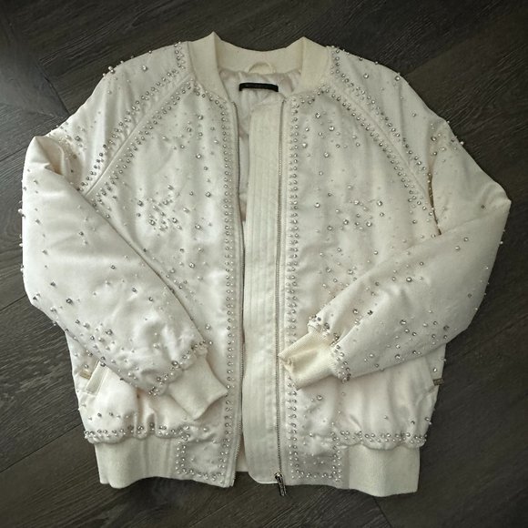 House of CB | Jackets & Coats | House Of Cb Mia Embellished Bomber ...